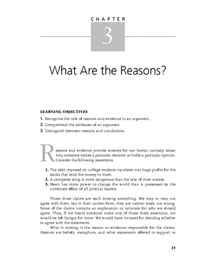 Critical Thinking Analysis: Value & Descriptive Assumptions (Chapter 5) - Studocu