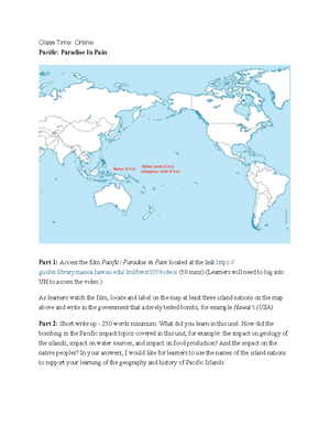 HWST Final Exam Study Guide - SP2019 - HWST 107 – Hōʻike Hope Loa ...