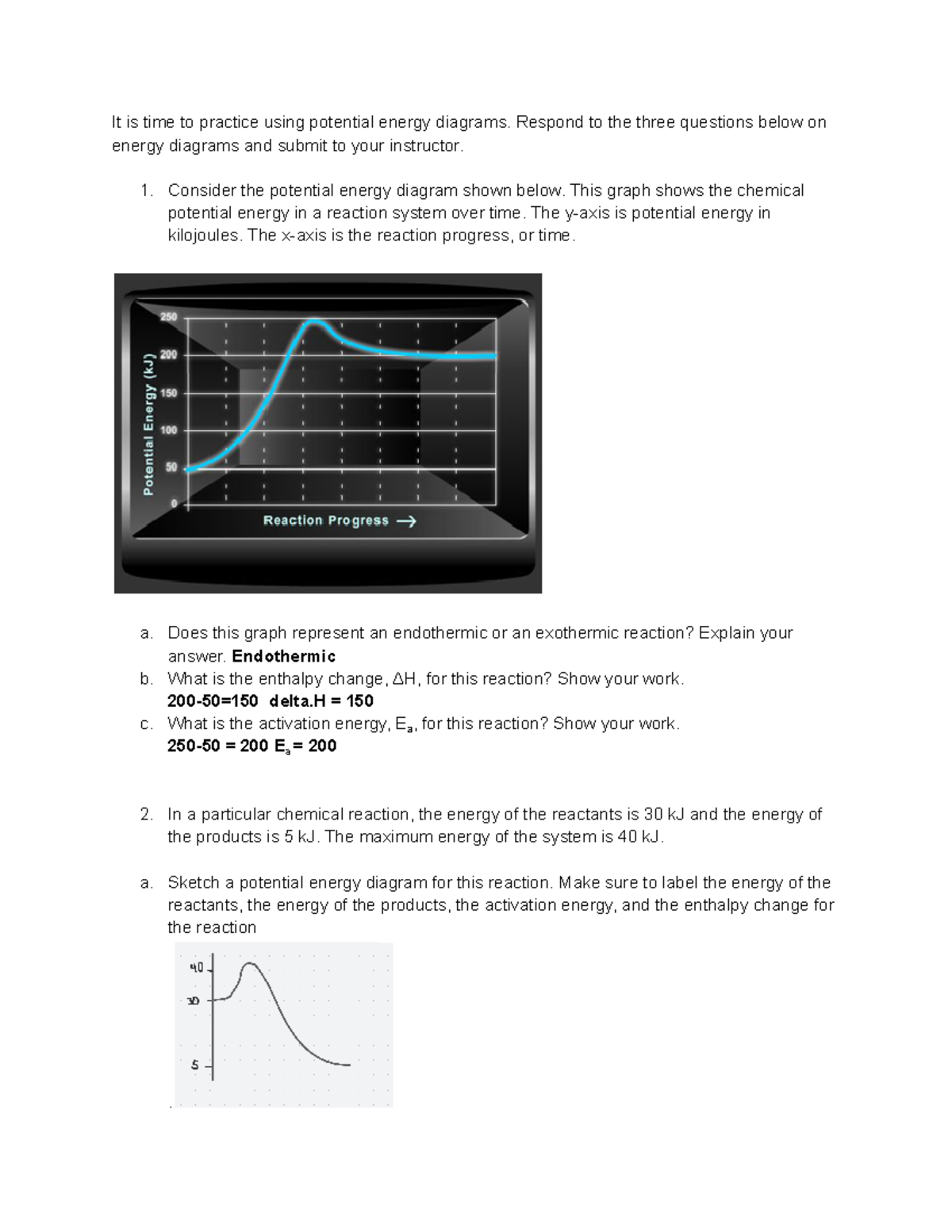06.03B Modeling Chemical Reactions - It is time to practice using ...