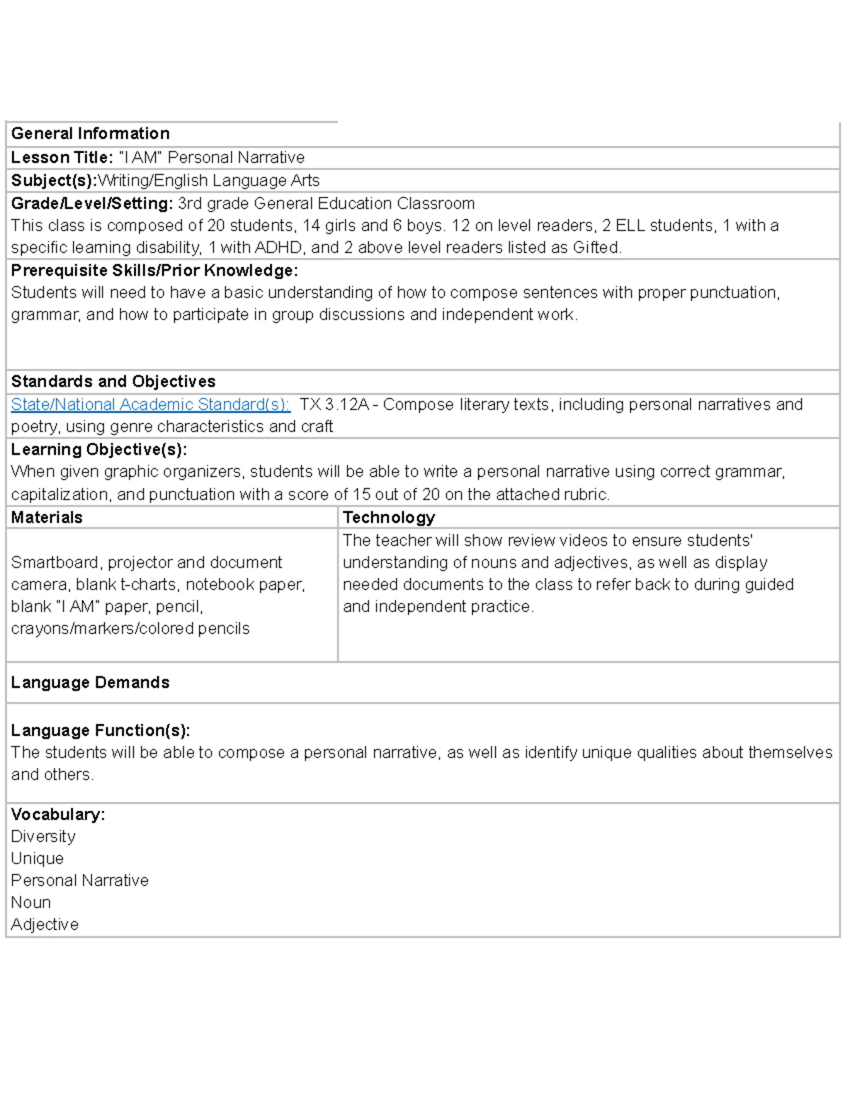 Elementary Mathematics Methods - Task 1: Coin Recognition Lesson Plan ...