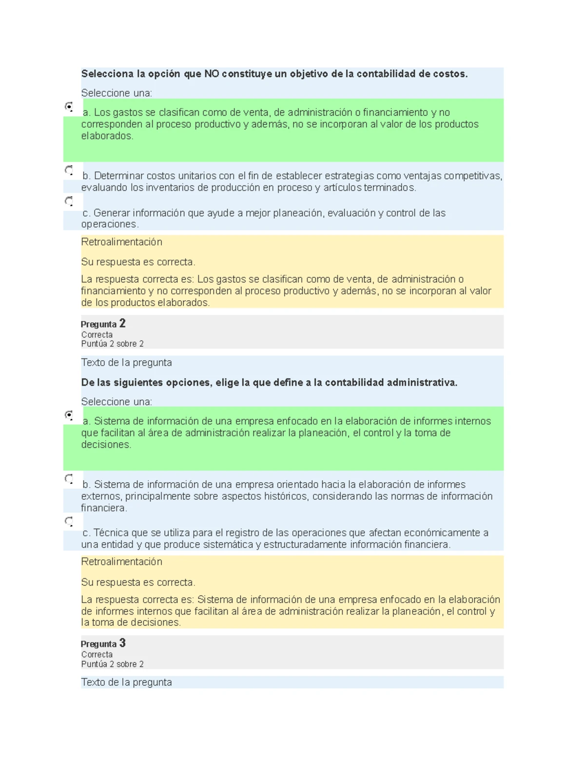 Examen Final DE Contabilidad Y Costos - EXAMEN FINAL DE CONTABILIDAD Y COSTOS Comenzado el ...