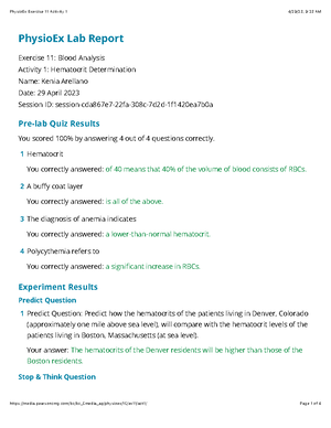 Exercise 36 - Review Sheet 36 - The Respiratory System - BIOL 2113 ...
