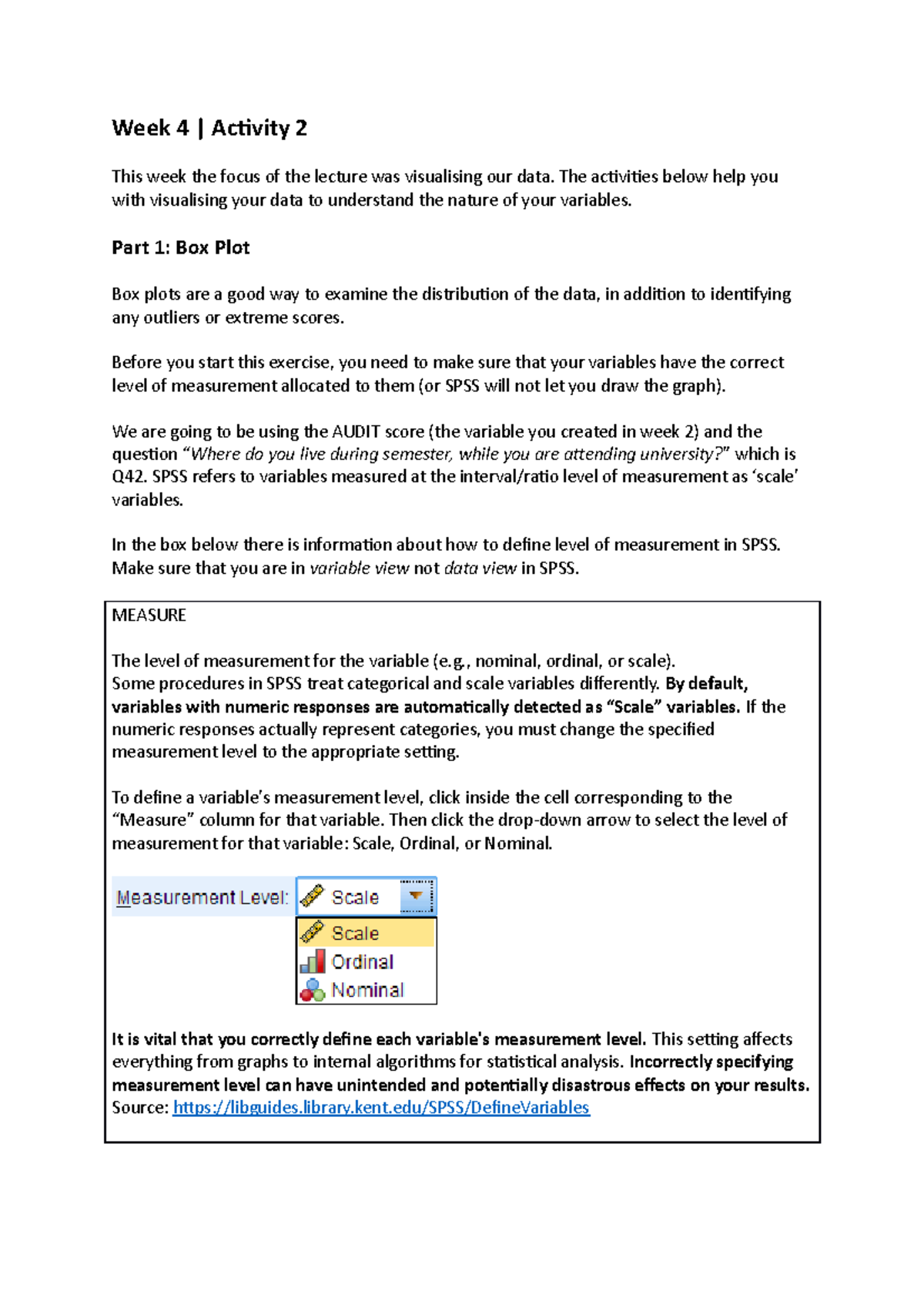 Week 4 Tutorial Activities 2020 Tri 3 - Week 4 | Activity 2 This week ...