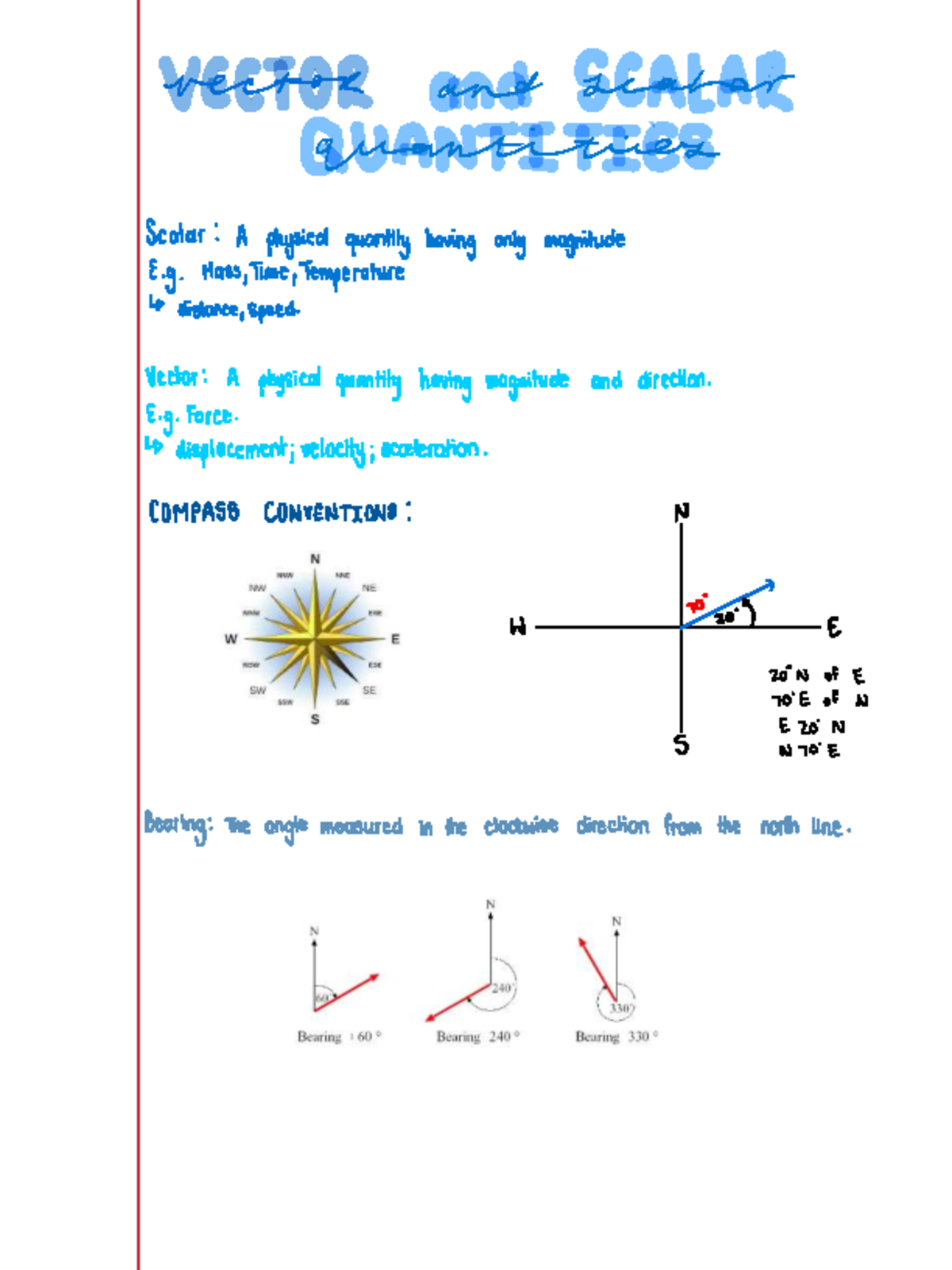 Vector and Scalar Quantities: Concepts and Calculations - Studocu