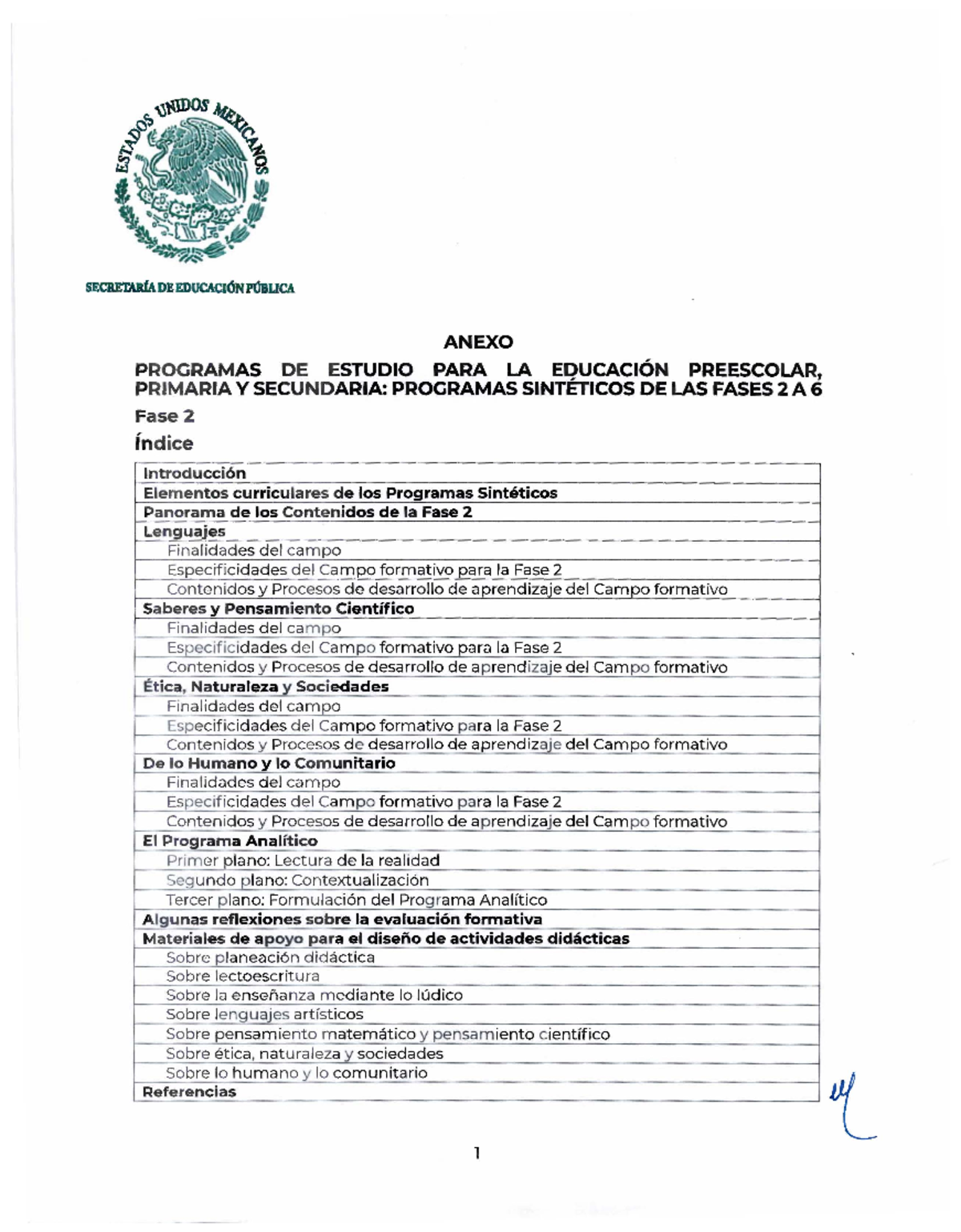 PDA 120 - Aprendizajes Esperados en Educación Preescolar: Fase 2 - Studocu