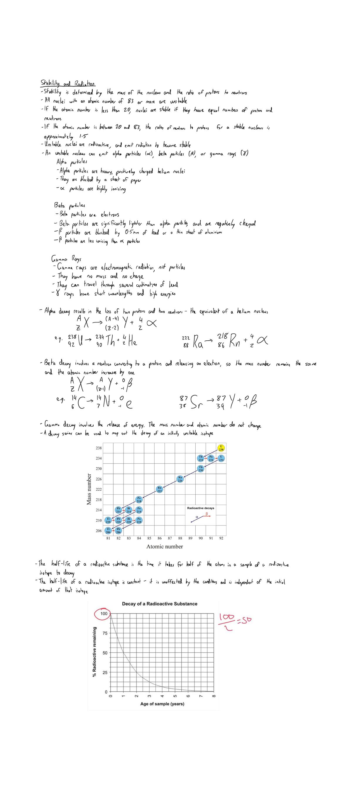 Understanding Radioactivity: Concepts and Applications - Stability and Radiation Stability is ...