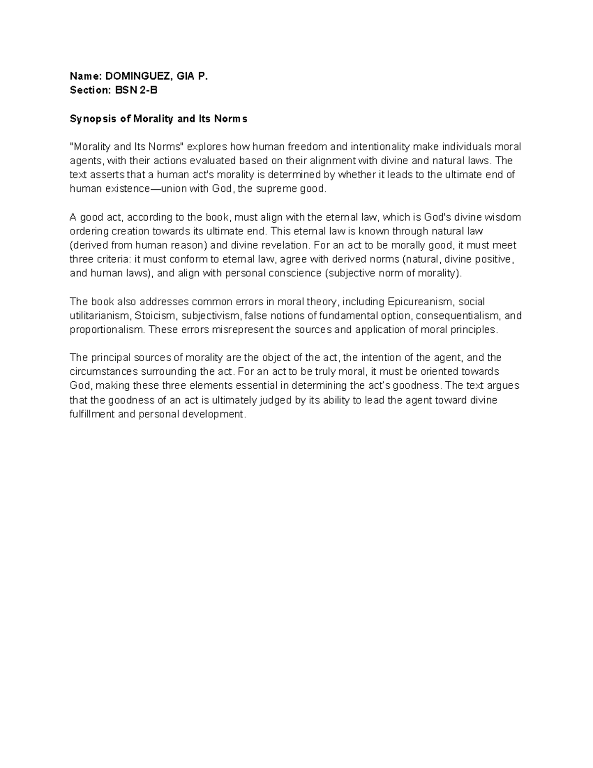 Copy of Dominguez, Gia P - Name: DOMINGUEZ, GIA P. Section: BSN 2-B ...