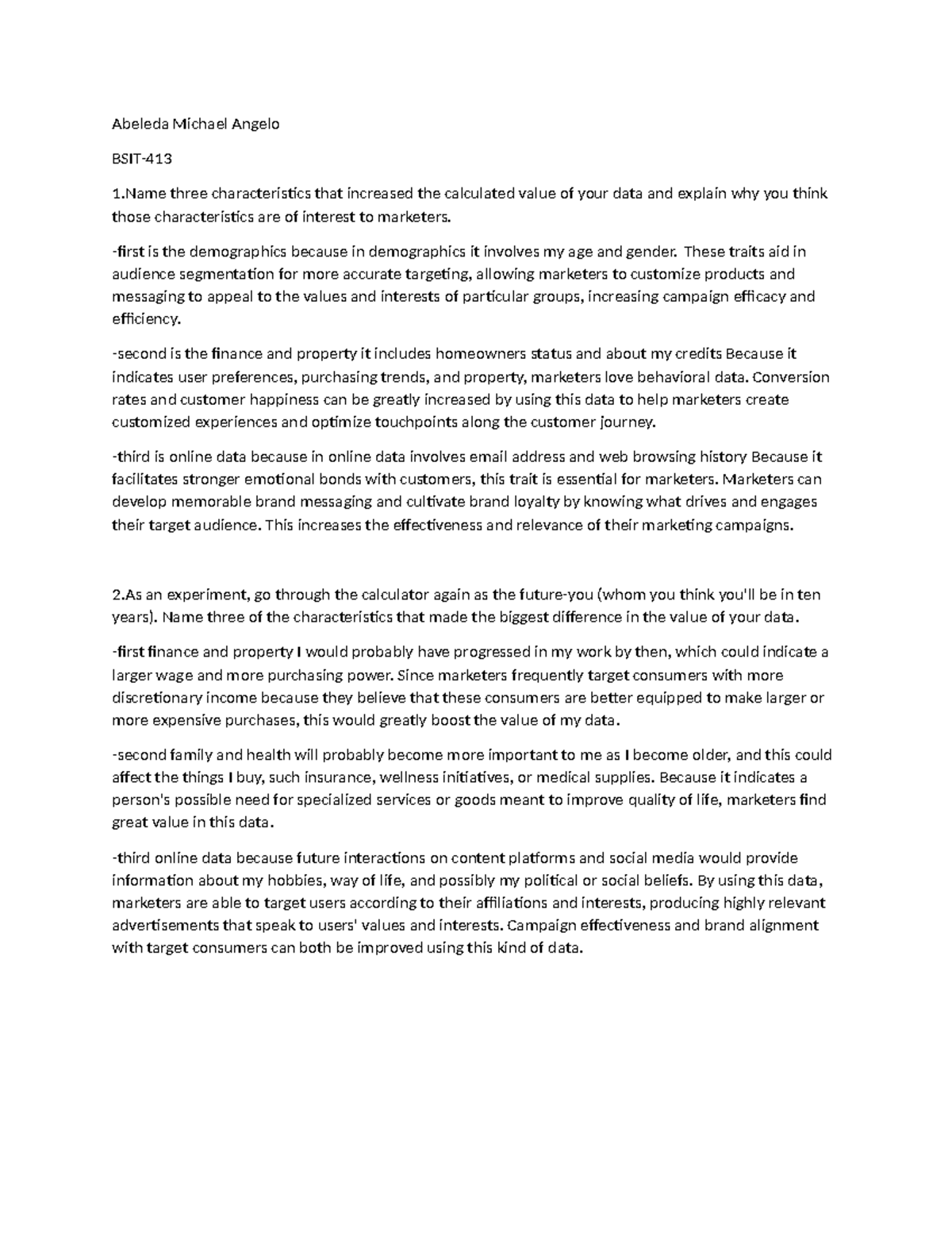 05 Laboratory Exercise 1 - ARG- Abeleda - Abeleda Michael Angelo BSIT ...