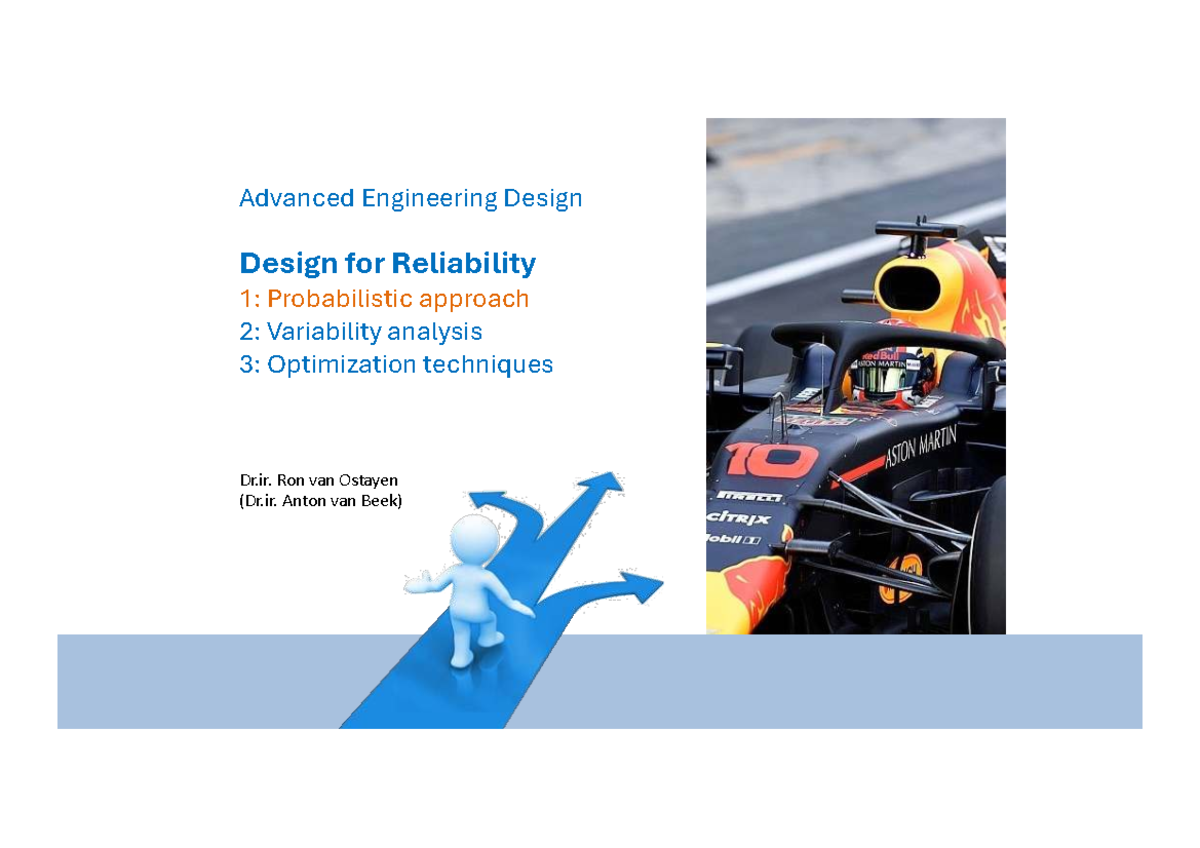 Advanced Engineering Design: Variability Analysis & Reliability Opt. - Studeersnel