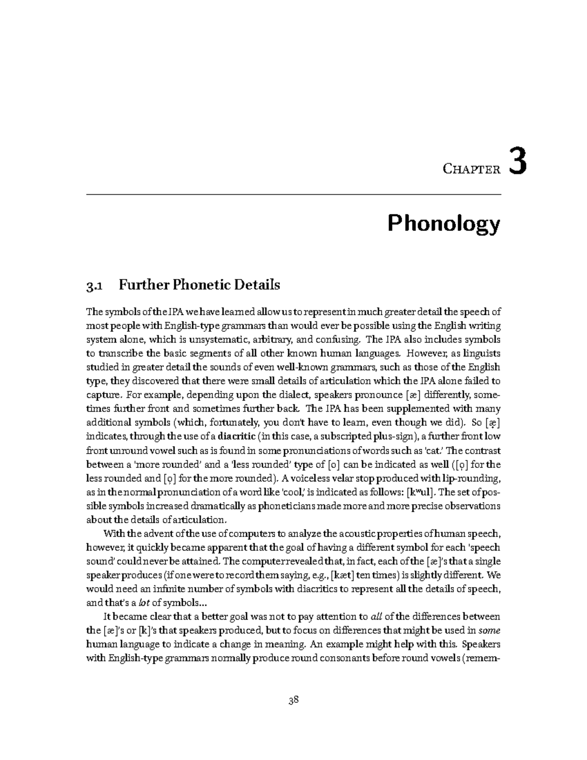 Chapter 3: Phonology - Detailed Insights and IPA Applications - Studocu