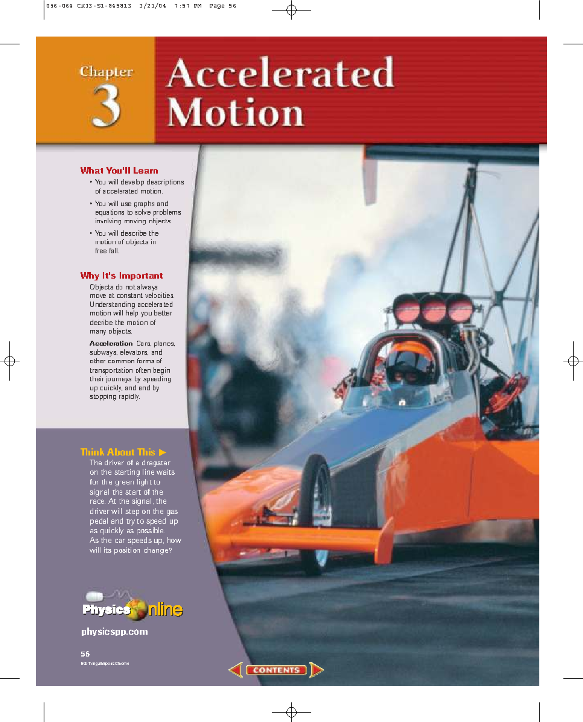 Physics Chapter 3: Motion with Constant Acceleration & Free Fall Concepts - Studocu