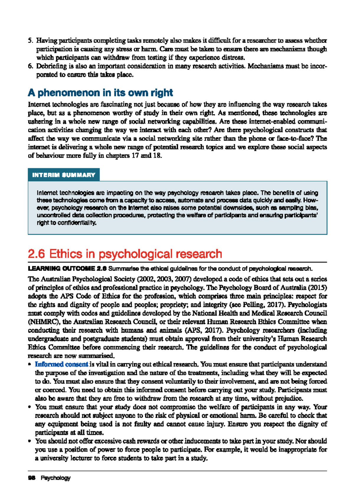 2.2 Research Designs: Ethical Considerations in Psychology Research ...
