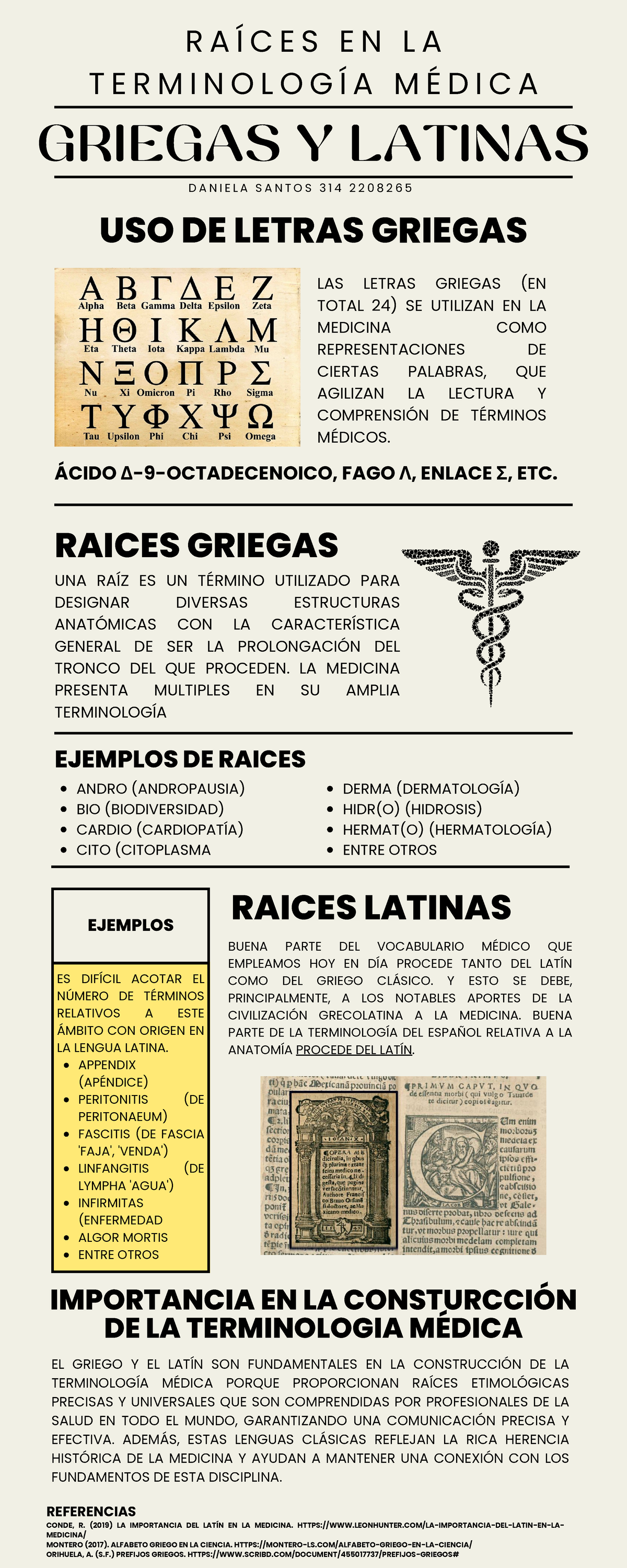Terminología Médica: Raíces Griegas y Latinas en Medicina - Studocu