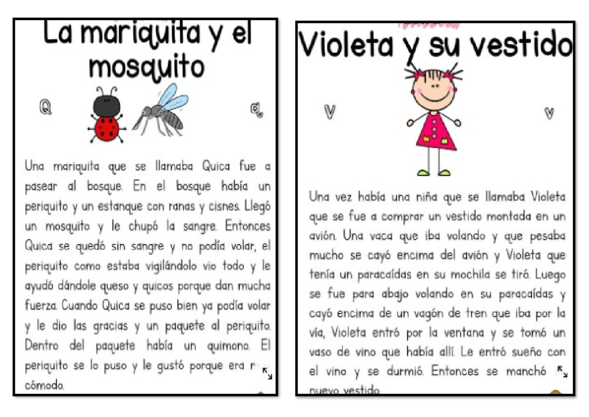 Lecturas Deber - DDDDDDDDDDDD - La mariquita y el Violeta Y su vestido ...