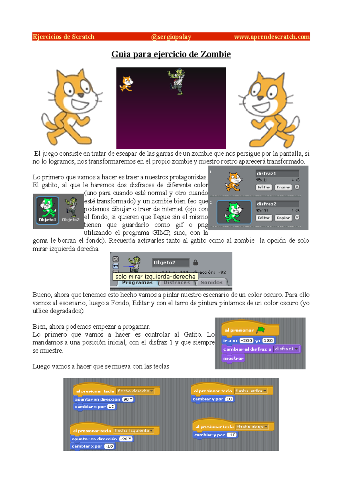 Guía para Ejercicio de Zombie en Scratch: Transformación y Programación ...