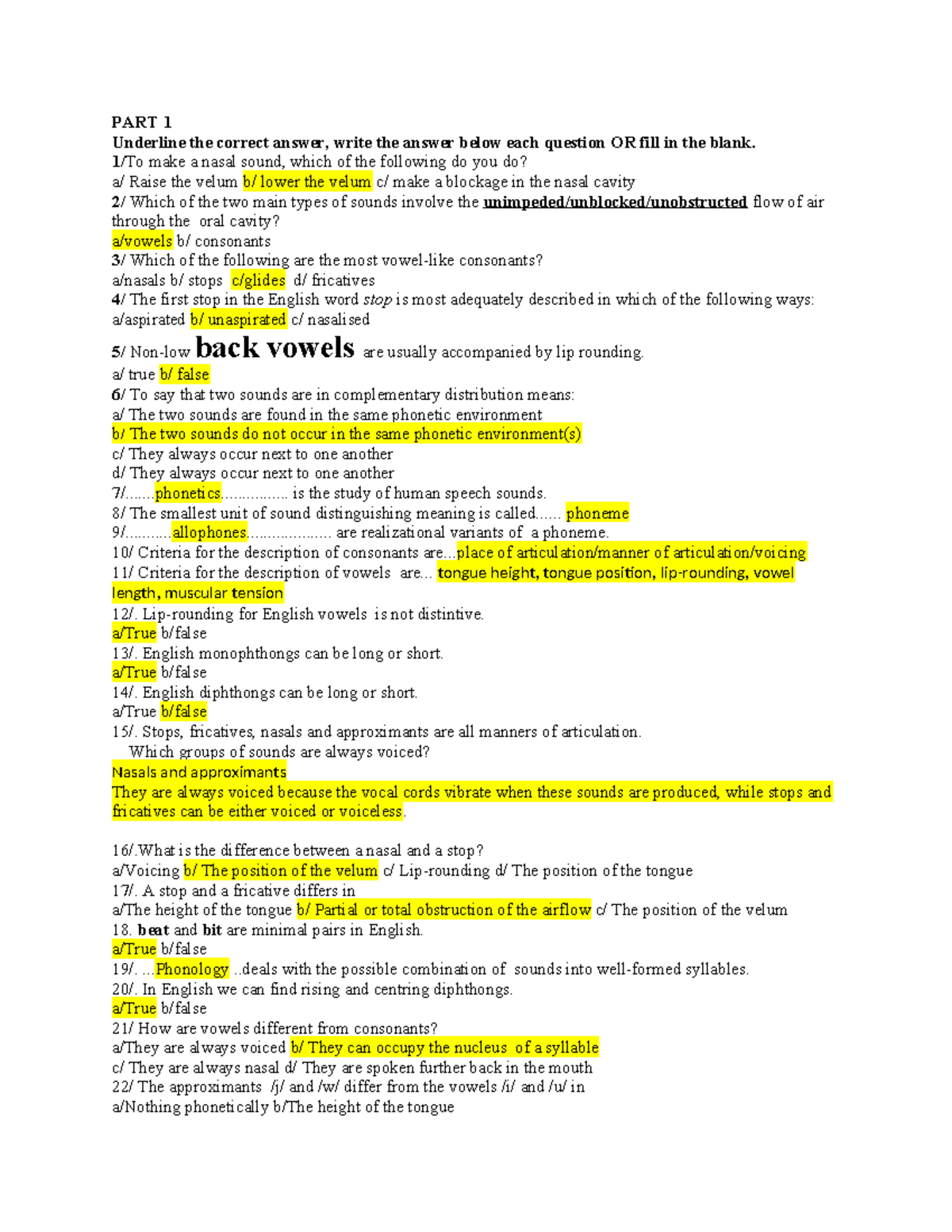 Phonetics and Phonology Assignment 8: Sound Analysis and Classification ...