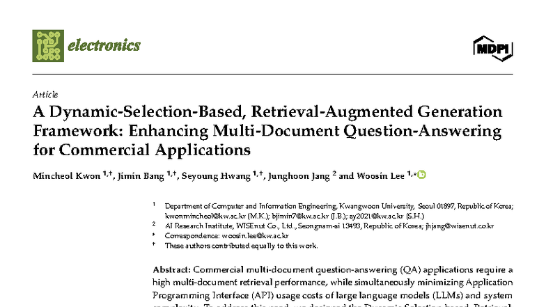AIGC 2025: Dynamic Selection in Retrieval-Augmented Generation ...