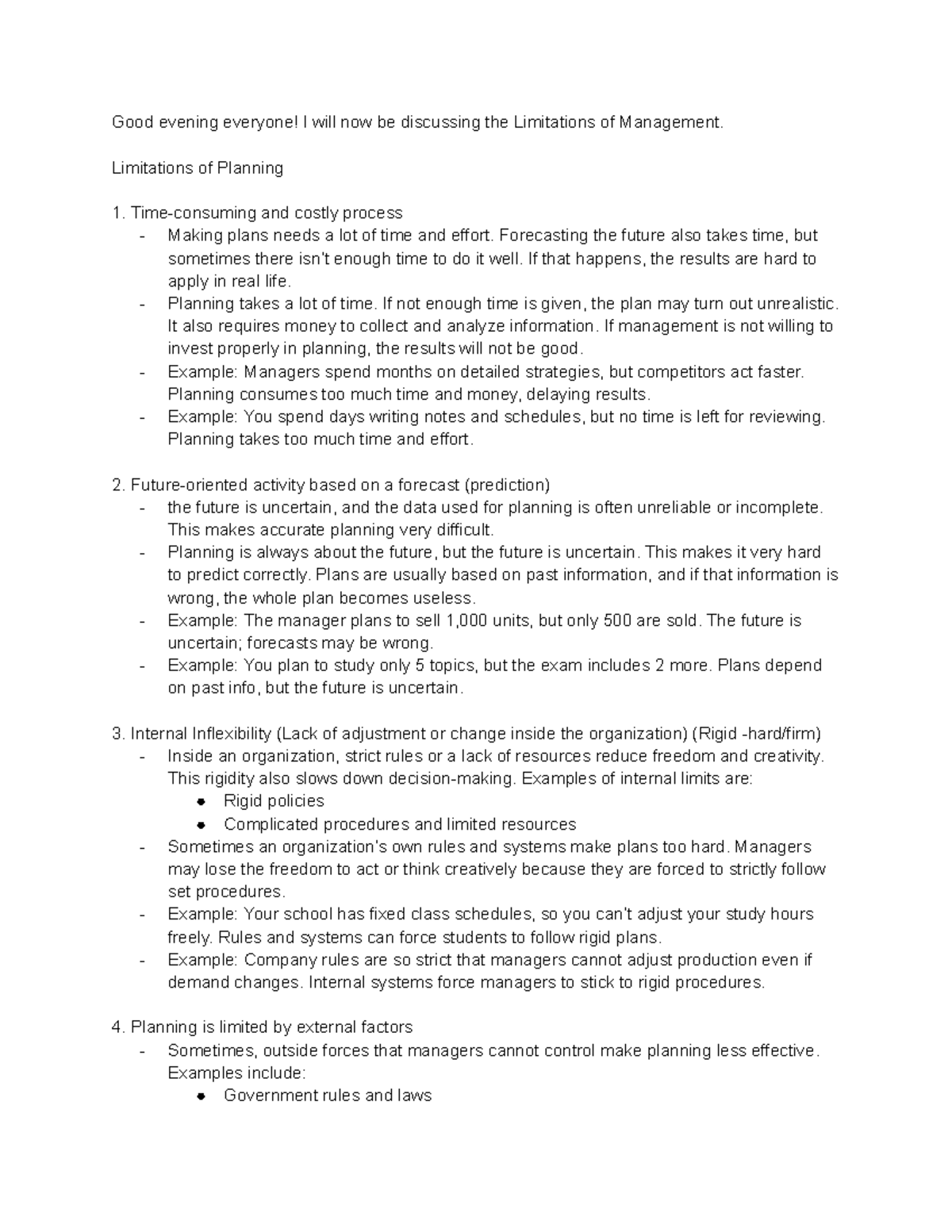 Limitations of Project Management: Key Challenges and Insights - Studocu