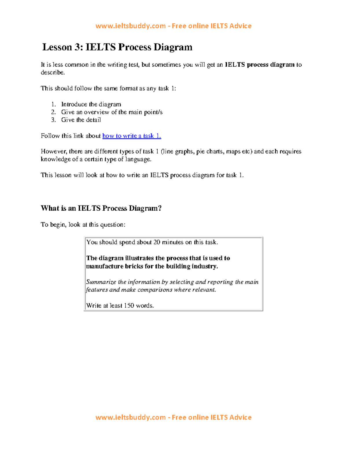 IELTS Writing Task 1: Process Diagram Guide - Studocu