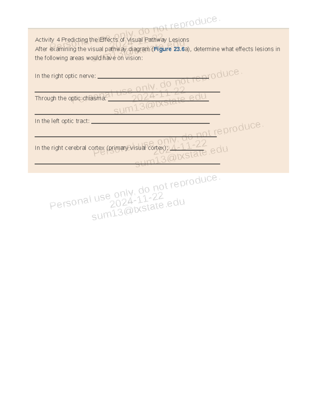 Printed 1938256 - Textbook Lab Manual - Activity 4 Predicting the ...