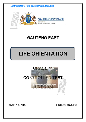 2025 LO ATP Gr 11 - ATP - 2025 ANNUAL TEACHING PLANS: LIFE ORIENTATION ...