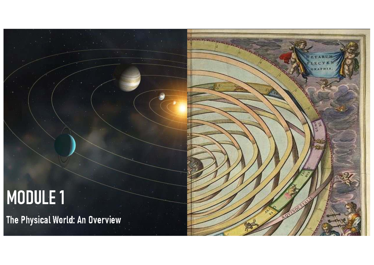Module 1: The physical world and its significance in science - Studocu