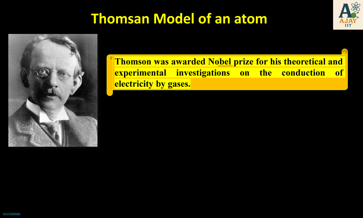 AS Lecture 2 - Thomson Model of the Atom and Its Implications - Studocu