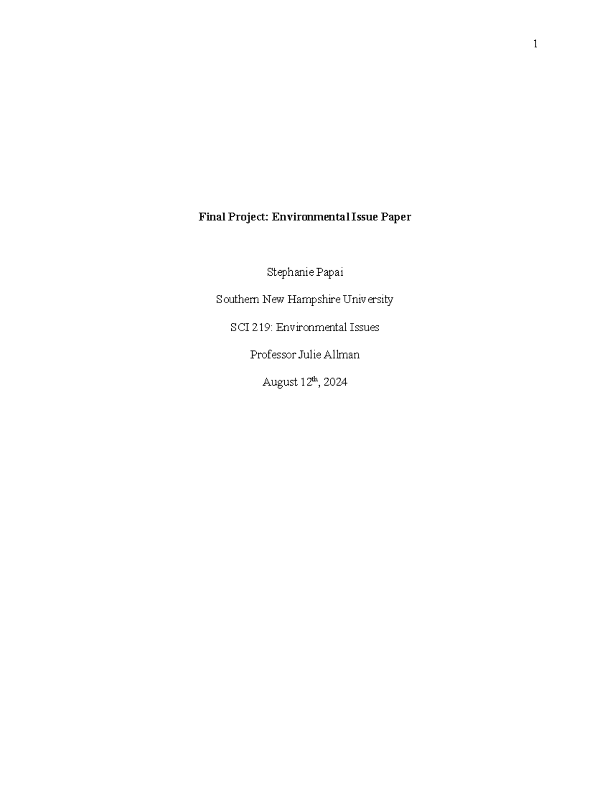 SCI 219 Final Project: Analyzing Climate Change Impacts on Communities ...