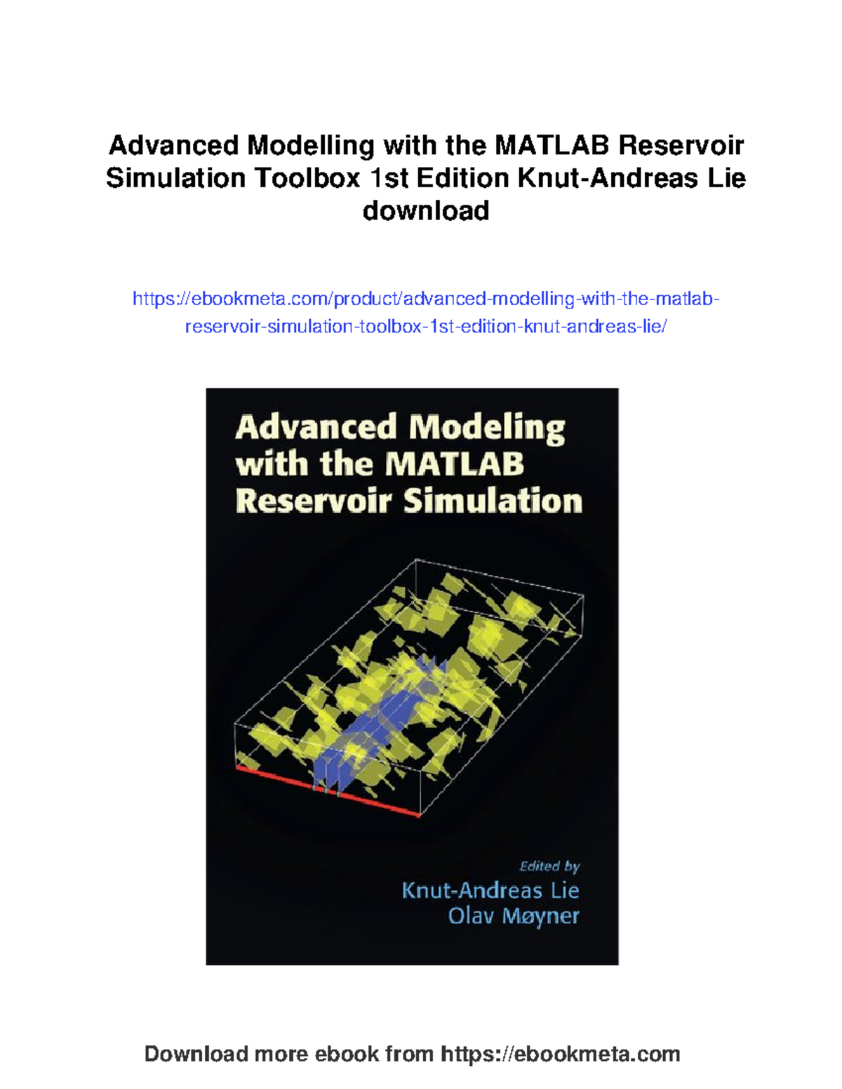 Advanced Modelling with MATLAB Reservoir Simulation Toolbox (MRST) - Studocu