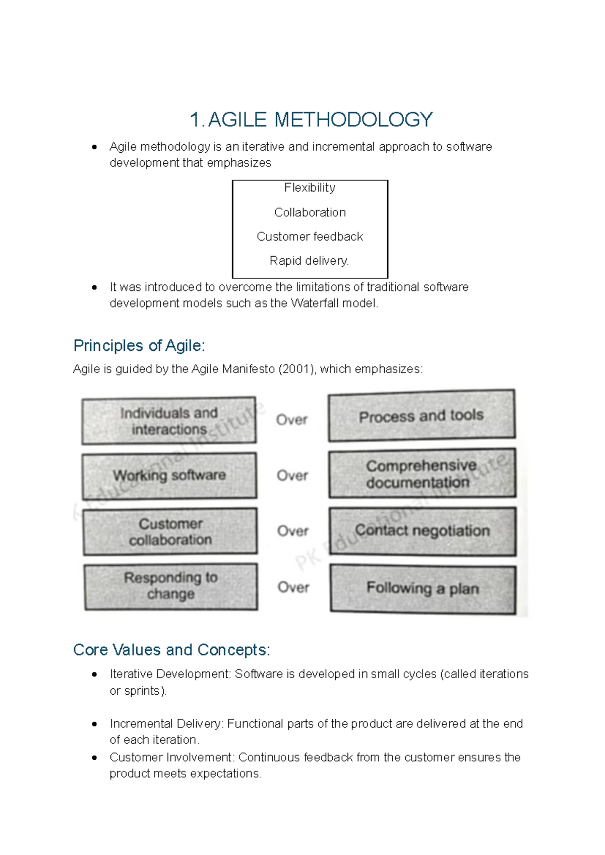 AGILE METHODOLOGY: Key Concepts and Extreme Programming (XP) Overview ...
