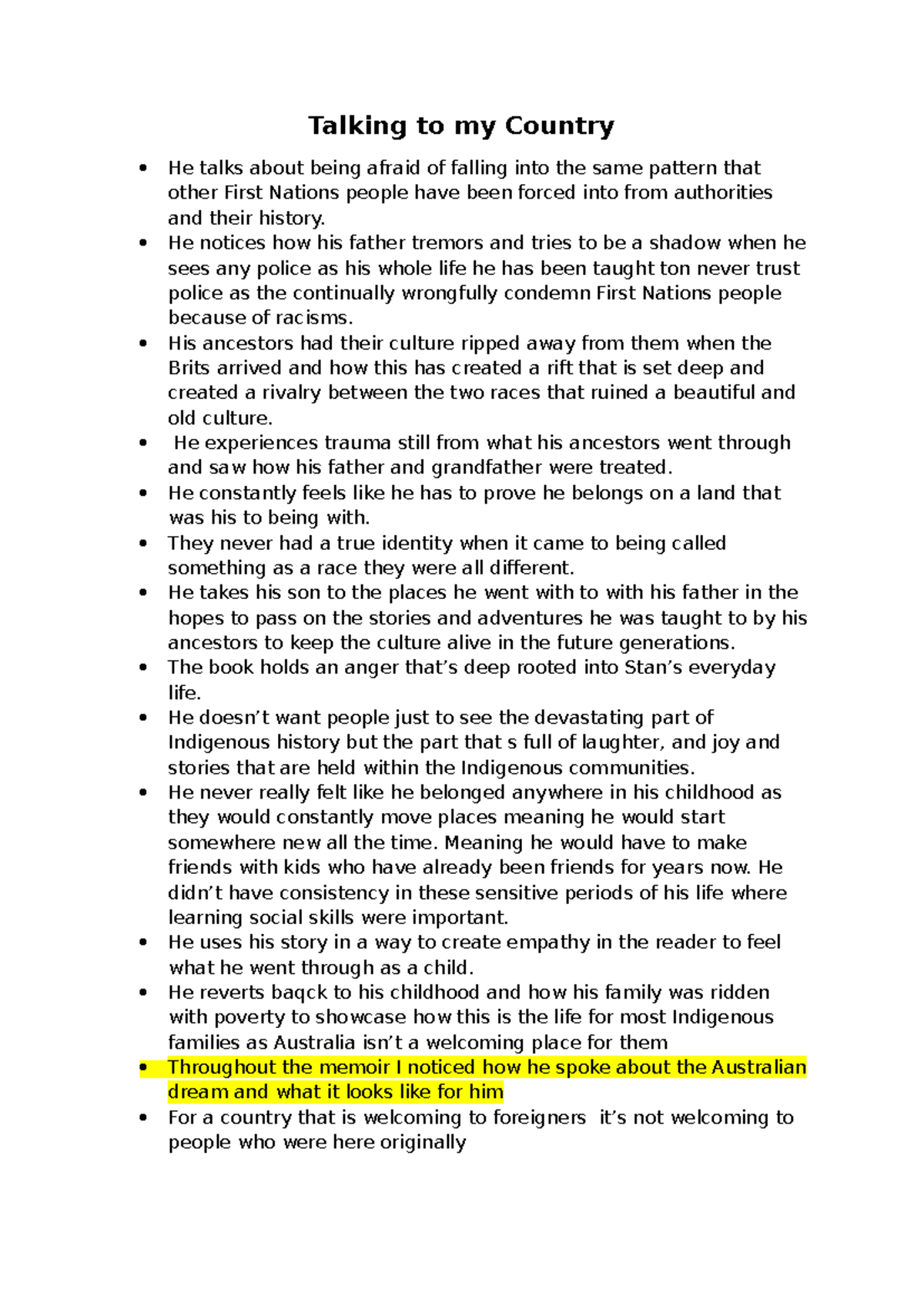 Talking to My Country - Insights and Reflections on Indigenous Identity ...