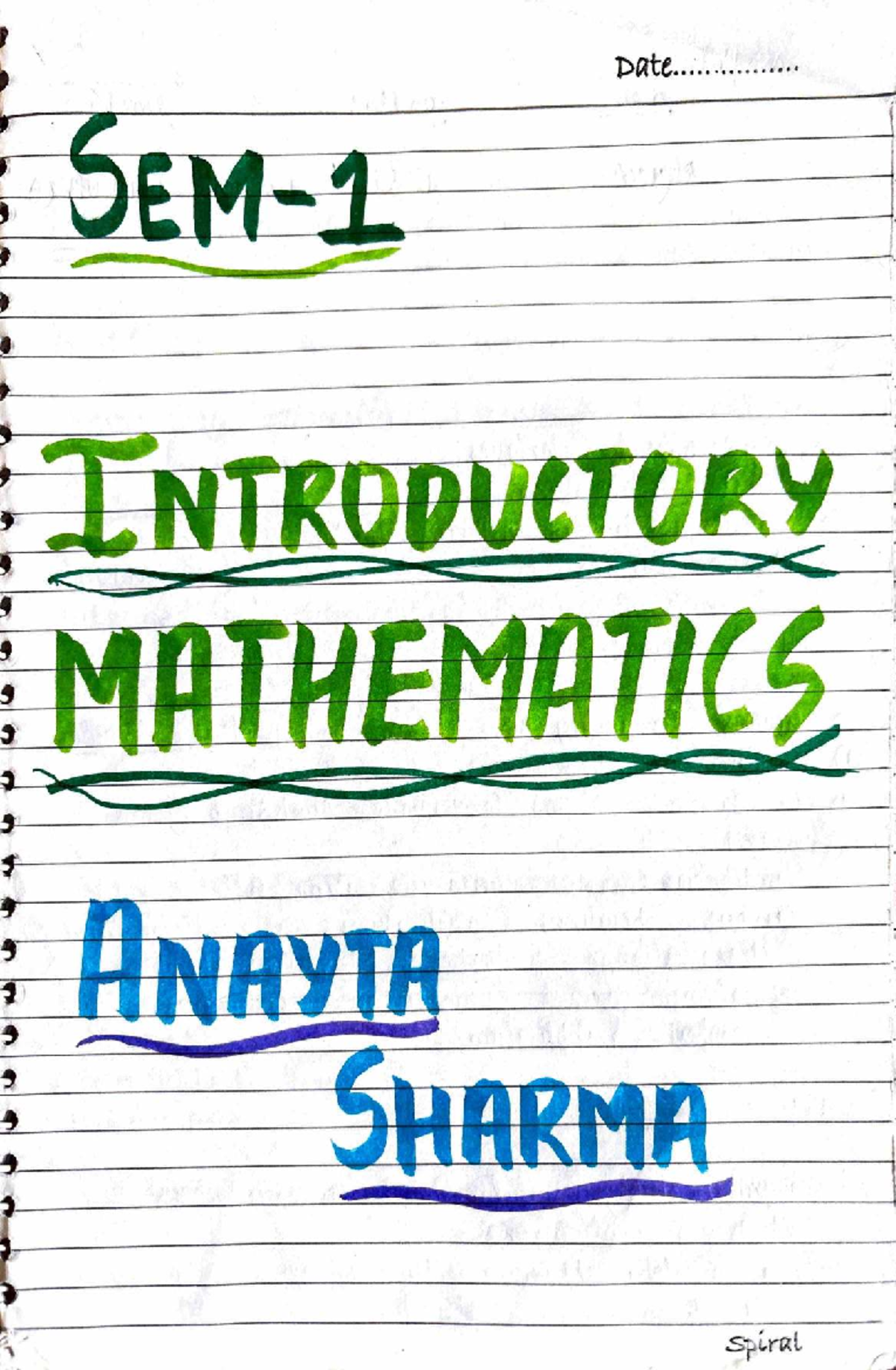 Introductory Mathematics - Sem 1 - Marking Scheme & Key Concepts - Studocu