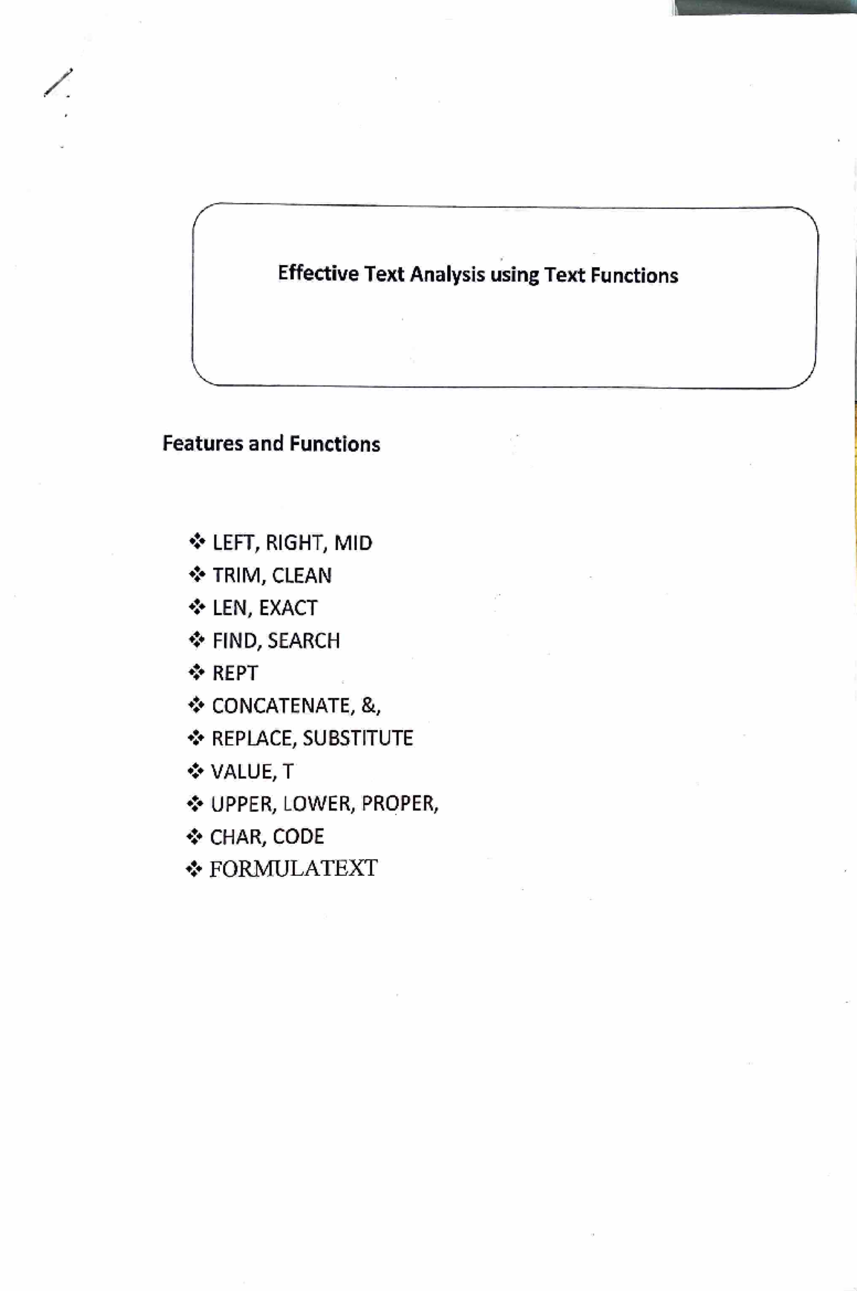 Session 3 ITC - ................ - Effective Text Analysis using Text ...