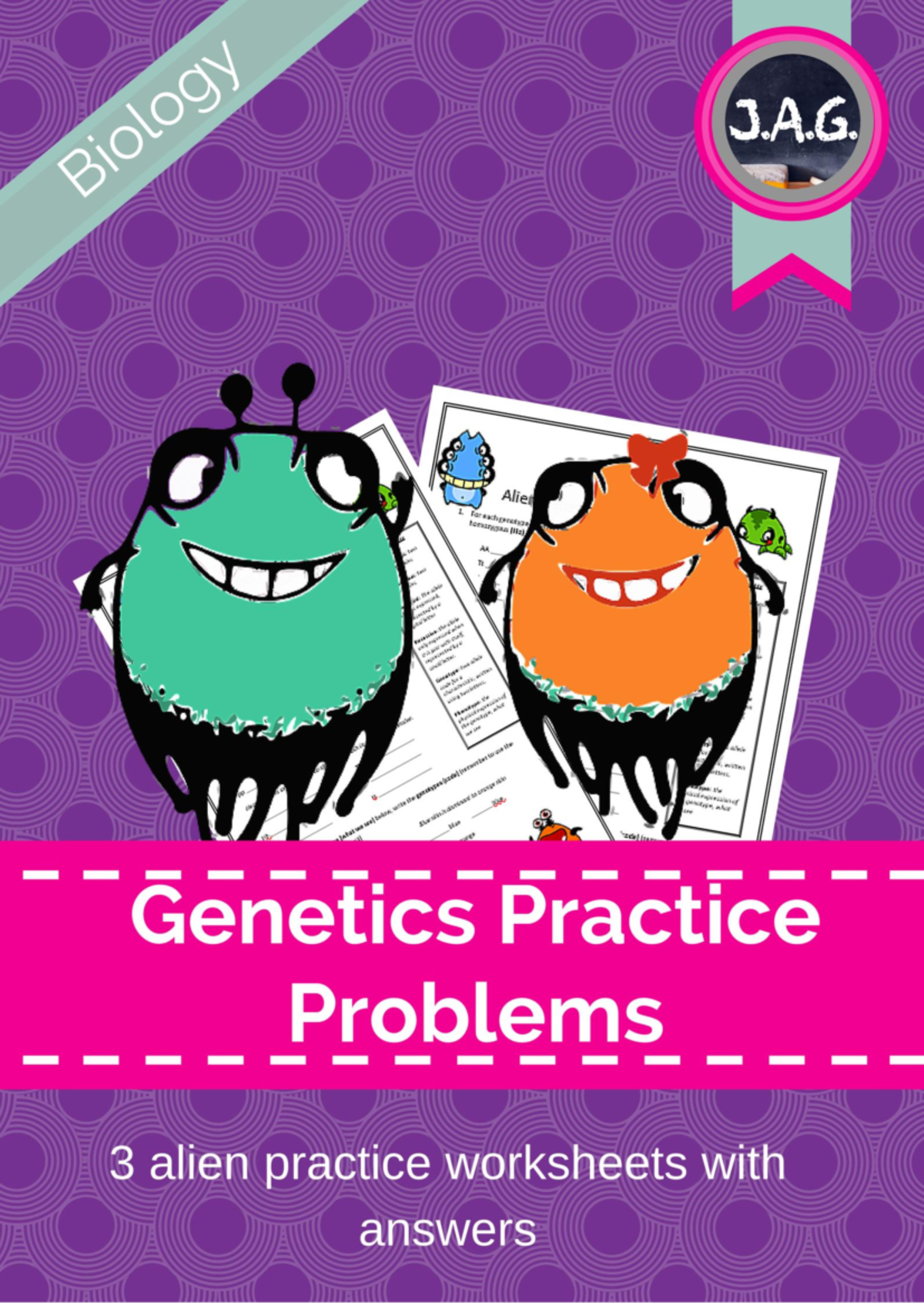 Aliengenetics - NONE - Alien Genetics Practice Problems For each ...