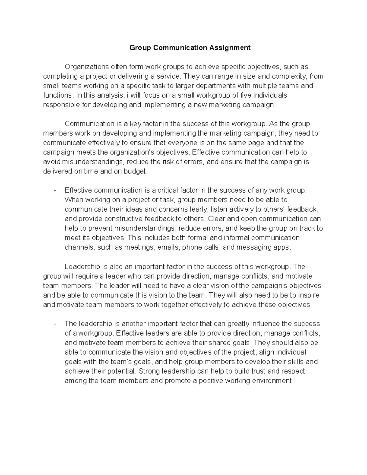 Communication in the classroom PRJA analysis - “The Effect of Cellphone ...
