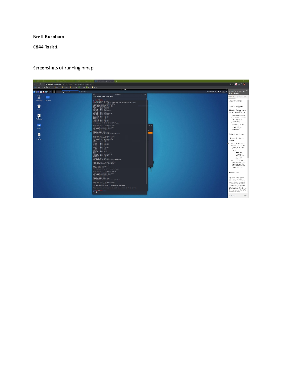 C844 Emerging Tech in CySe - Brett Burnham C844 Task 1 Screenshots of ...