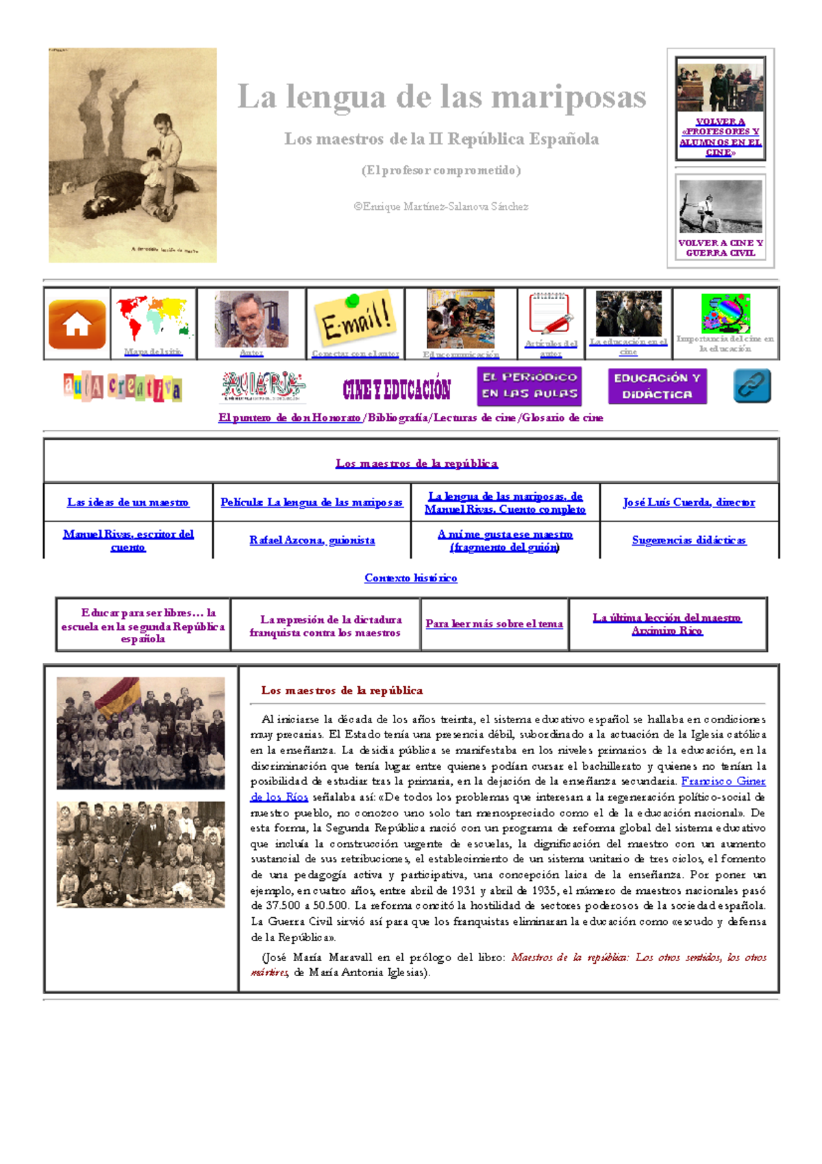 La lengua de las mariposas: Análisis Cinematográfico y Educativo - Studocu