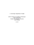 IHP 340 Module Six Worksheet - Module Six Worksheet Identification of ...