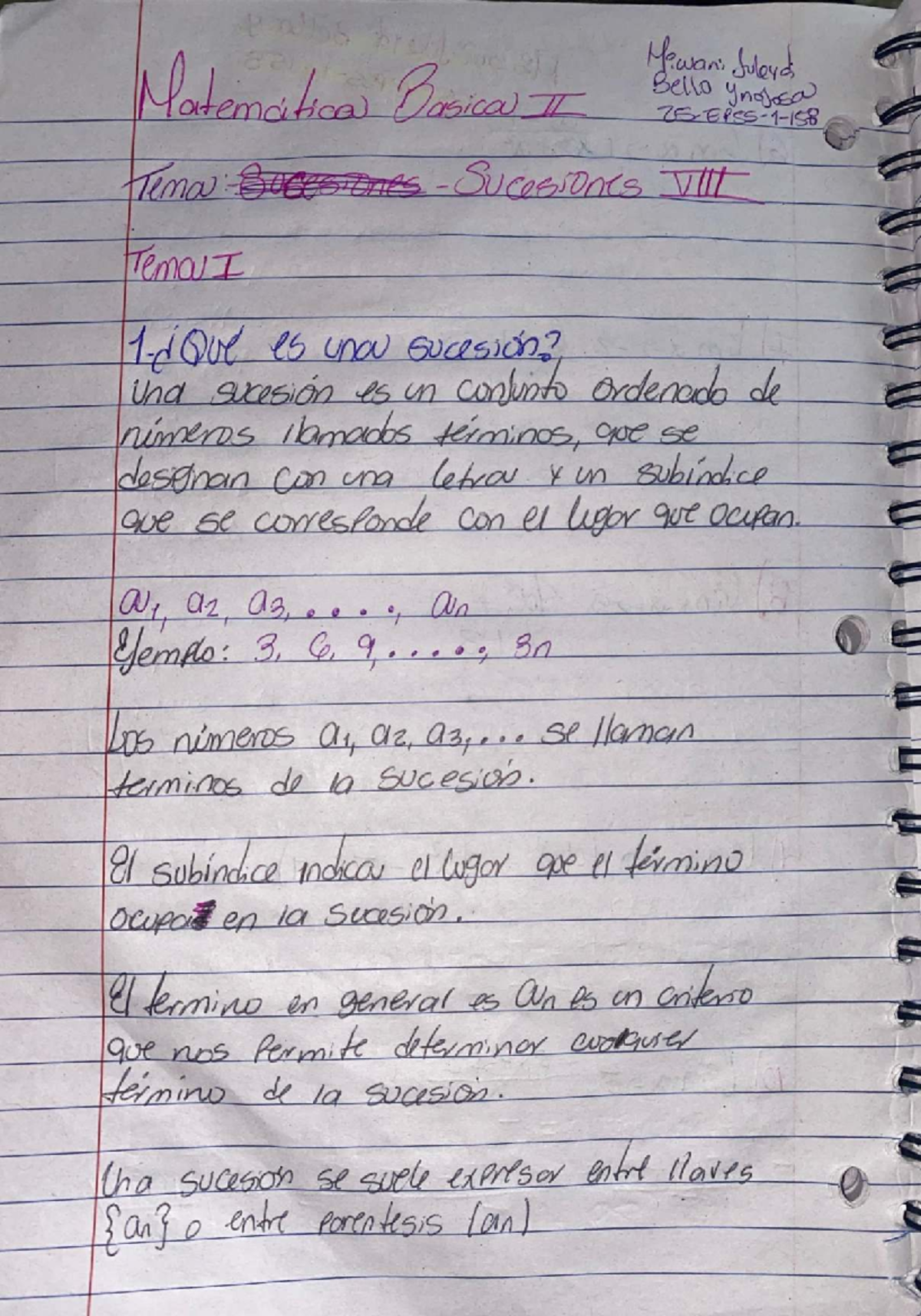 Tarea VIII Matemática - Prácticas sobre Sucesiones (Matemática Básica II) - Studocu