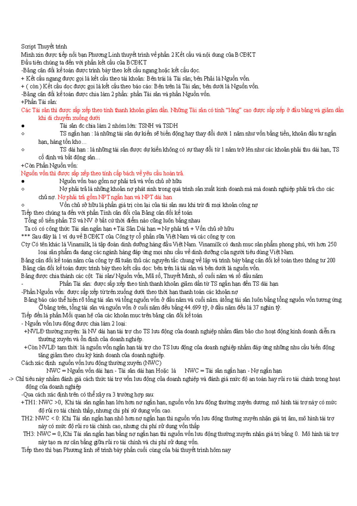 Script Thuyết trình - Tài liệu chương 4 BCĐKT - Script Thuyết trình ...