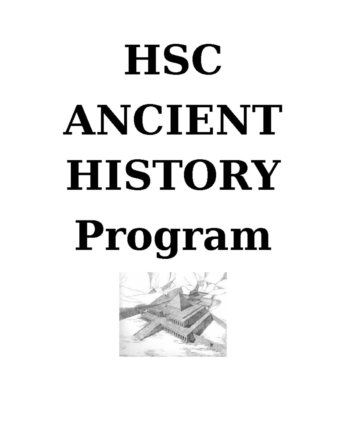 HSC Ancient History Course Guide: Values, Personalities & Key Studies ...