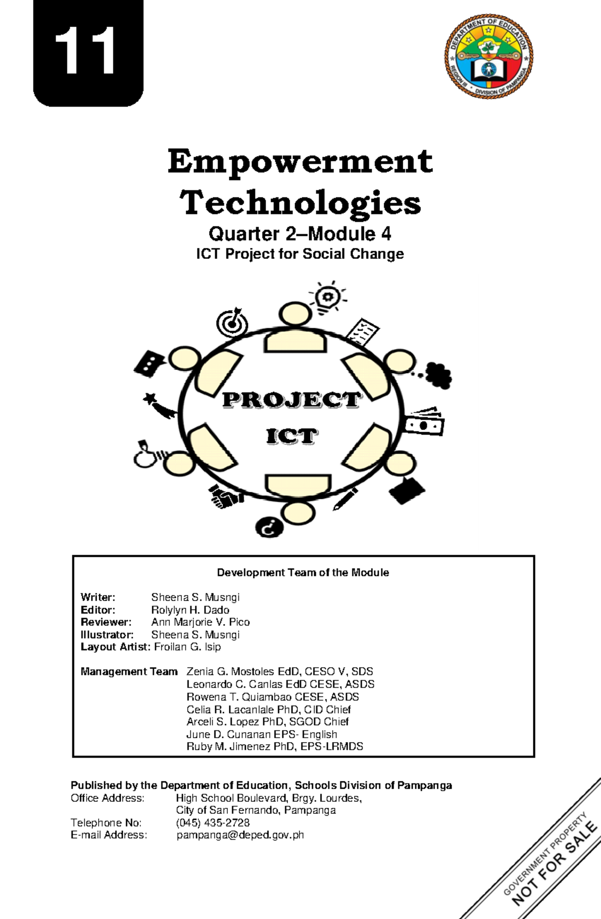 Emp Tech - Q2 Mod4 ICT Project for Social Change - Empowerment Technologies Quarter 2–Module 4 ...