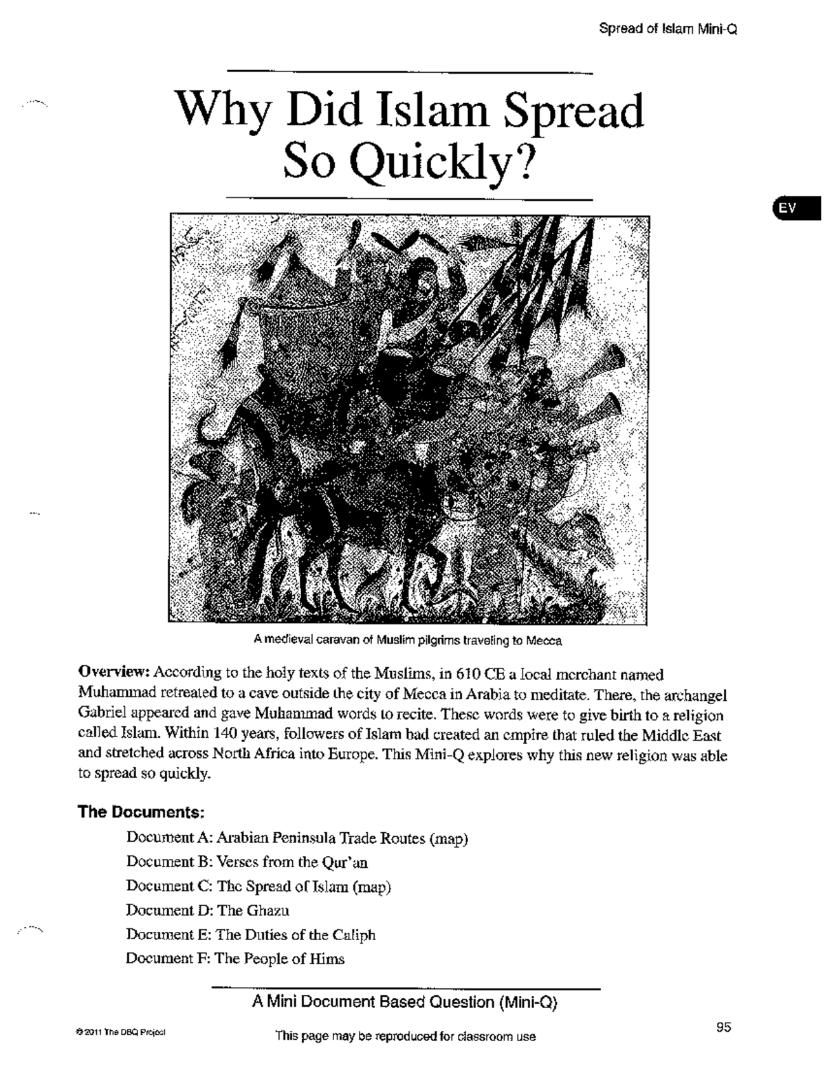 DBQ - Why Did Islam Spread So Quickly? Analysis of Key Documents - Studocu