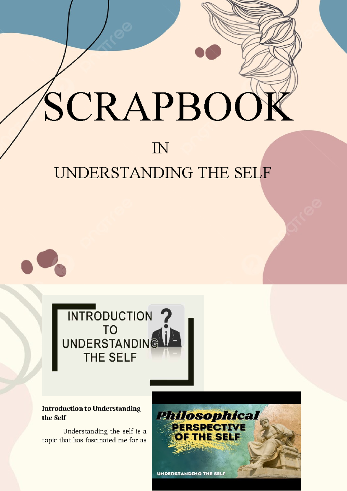 Understanding the Self: A Scrapbook Reflection on Identity - Studocu