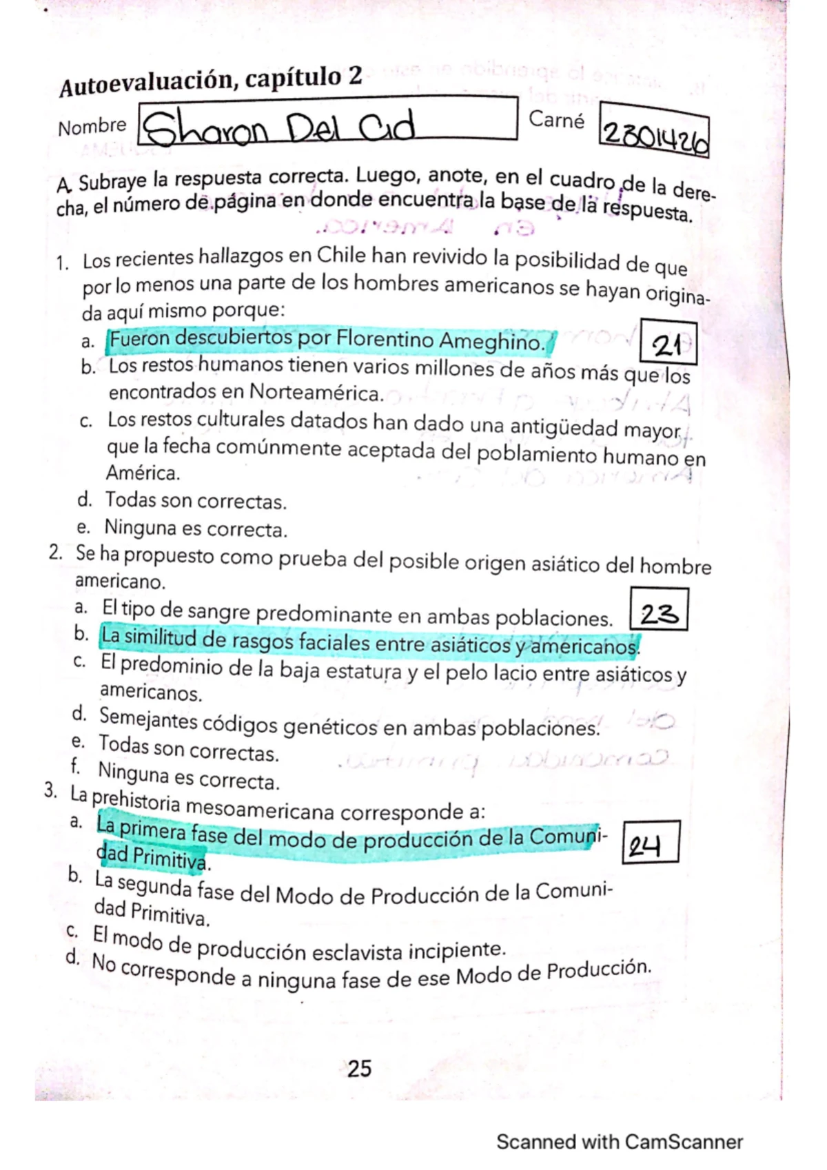 Autoevaluación Capítulo 2 - Historia Social de Guatemala (25401571 ...