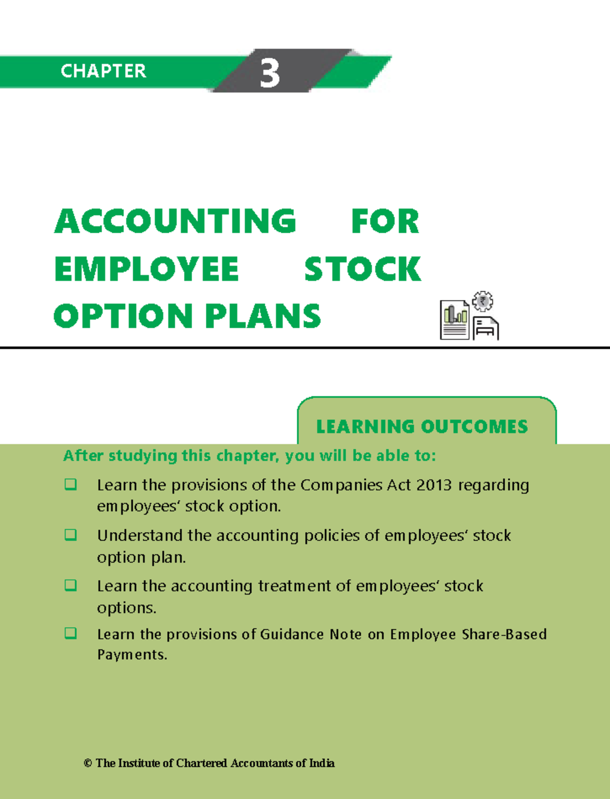 Chapter 3: Accounting for Employee Stock Option Plans (ESOP) in ...