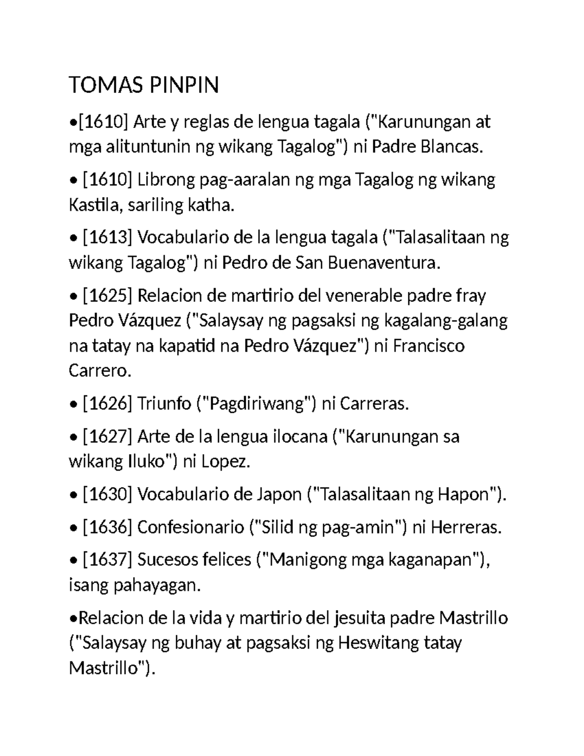 Mga Makata sa Panahon ng Kastila: Mga Sining at Akda ng mga Makaruon ...