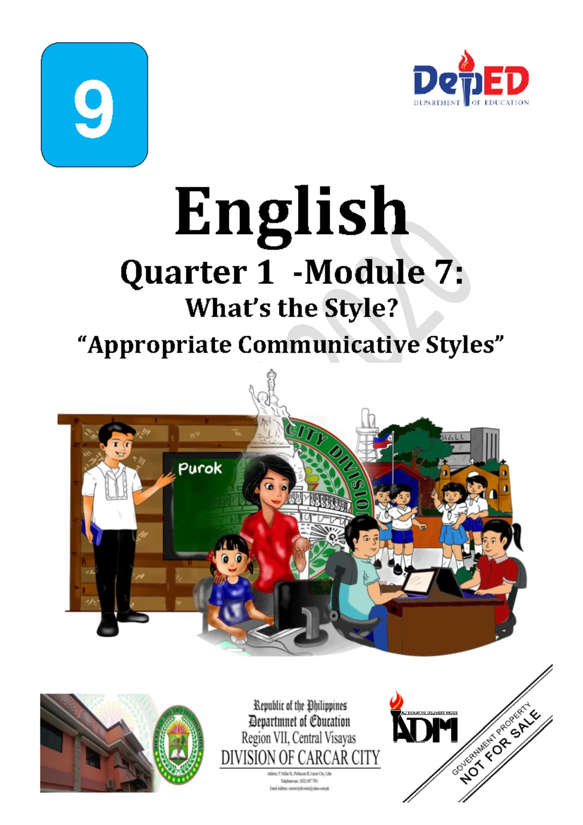 ENG 9 Q1-M6 - WORD Formation - Republic of the Philippines Department of Education National ...