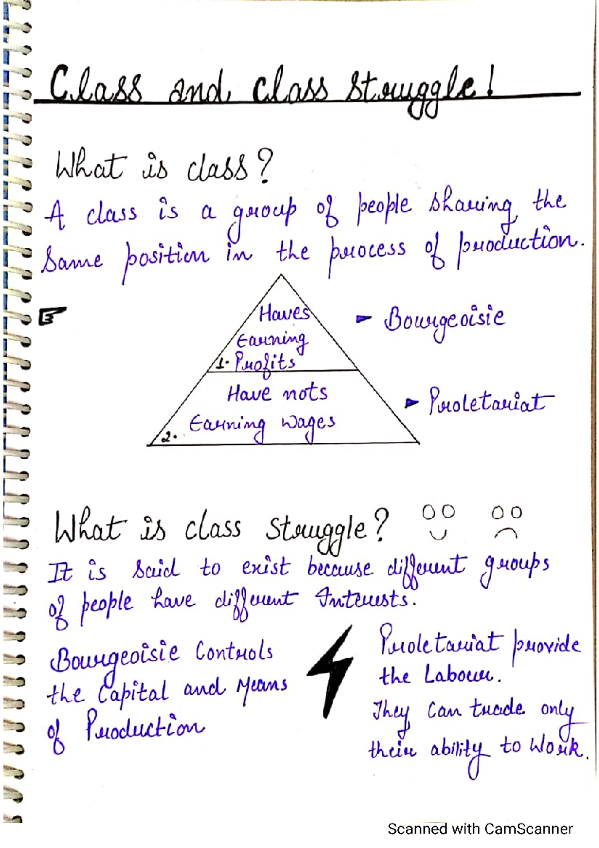 Class Struggle and Class Theory by Karl Marx - Studocu