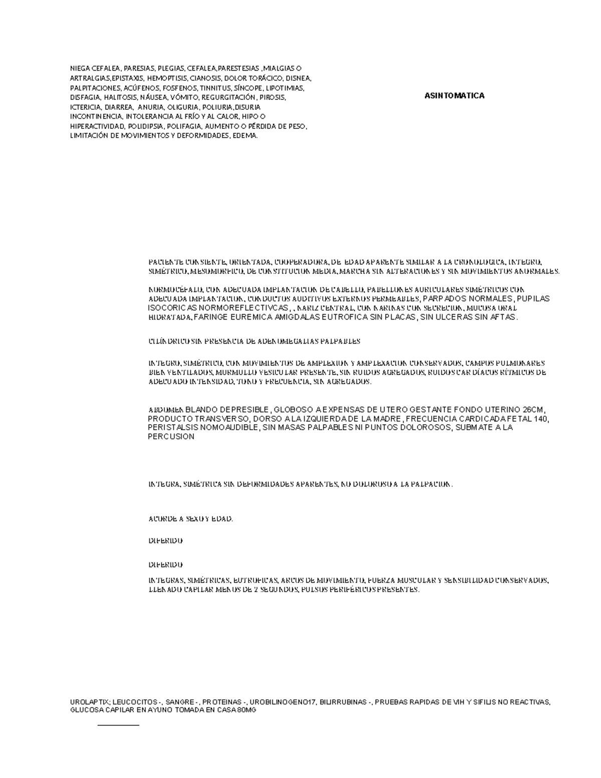 Historia Clínica de Embarazo de Alto Riesgo - 1er Trimestre - Studocu